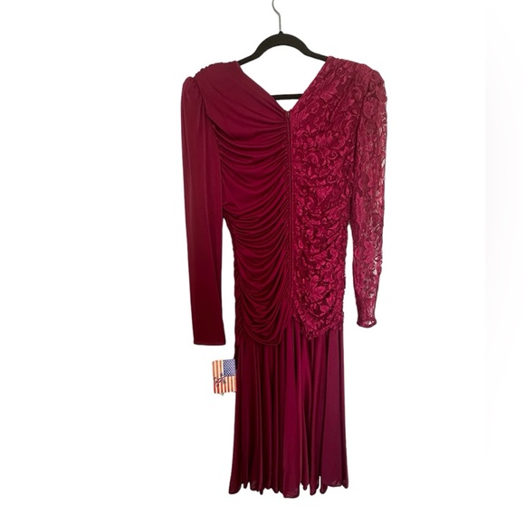 Filigree | Dresses | Nwt Vtg 8s Filigree Burgundy Lace And Embellished ...